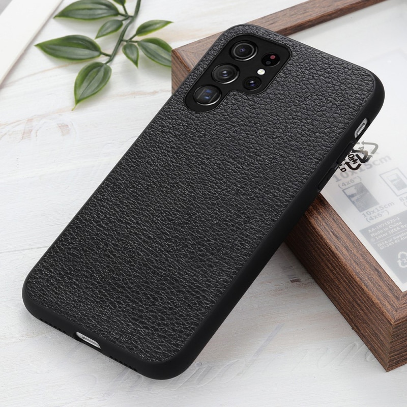 Coque Samsung Galaxy S22 Ultra 5g Véritable Cuir Litchi Ma Coque